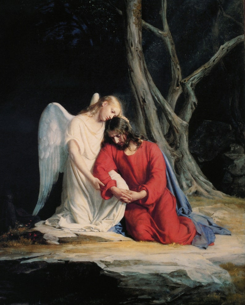 Agony In The Garden 2 Catholic Picture Print Etsy