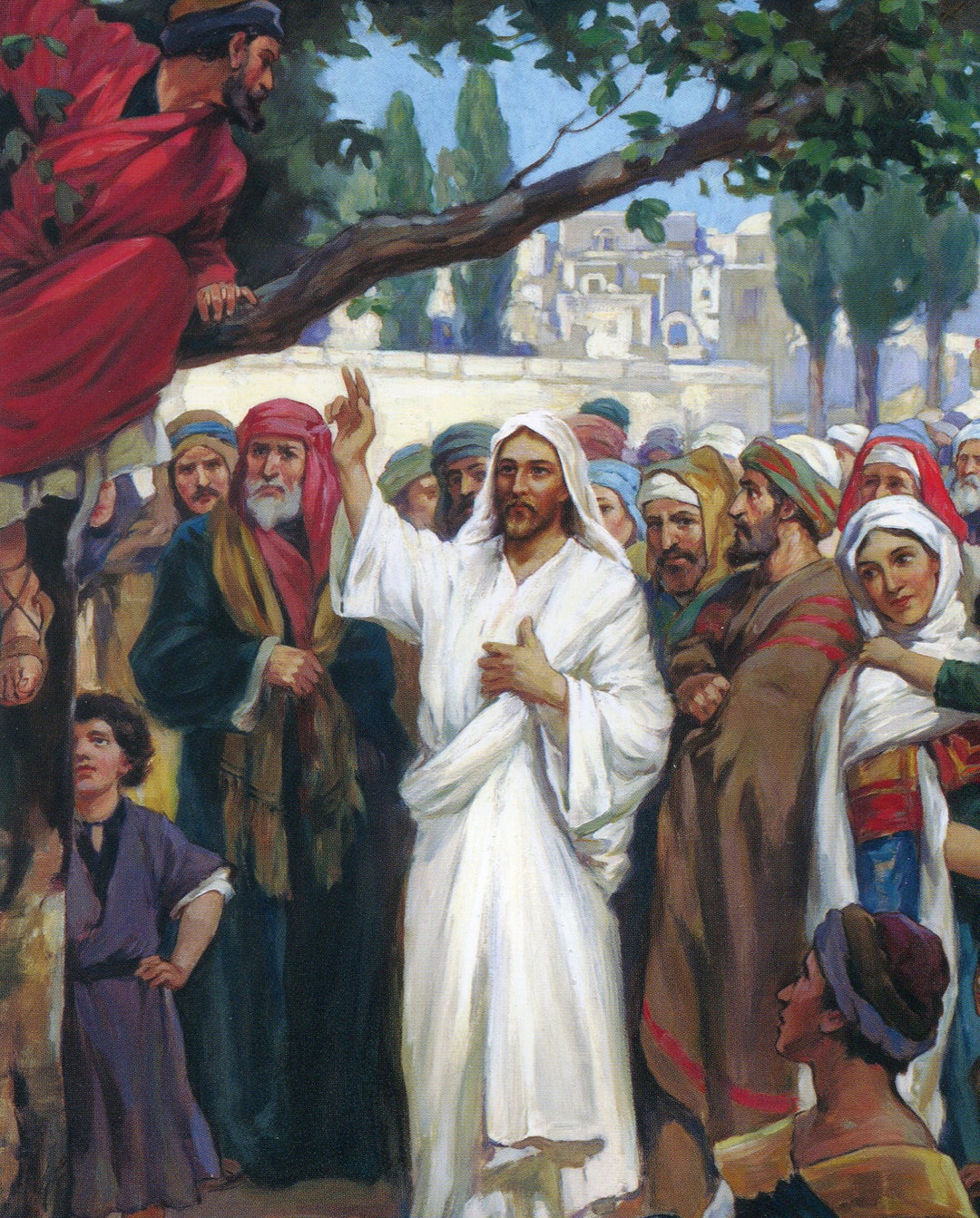 Zacchaeus C Catholic Picture Print - Etsy