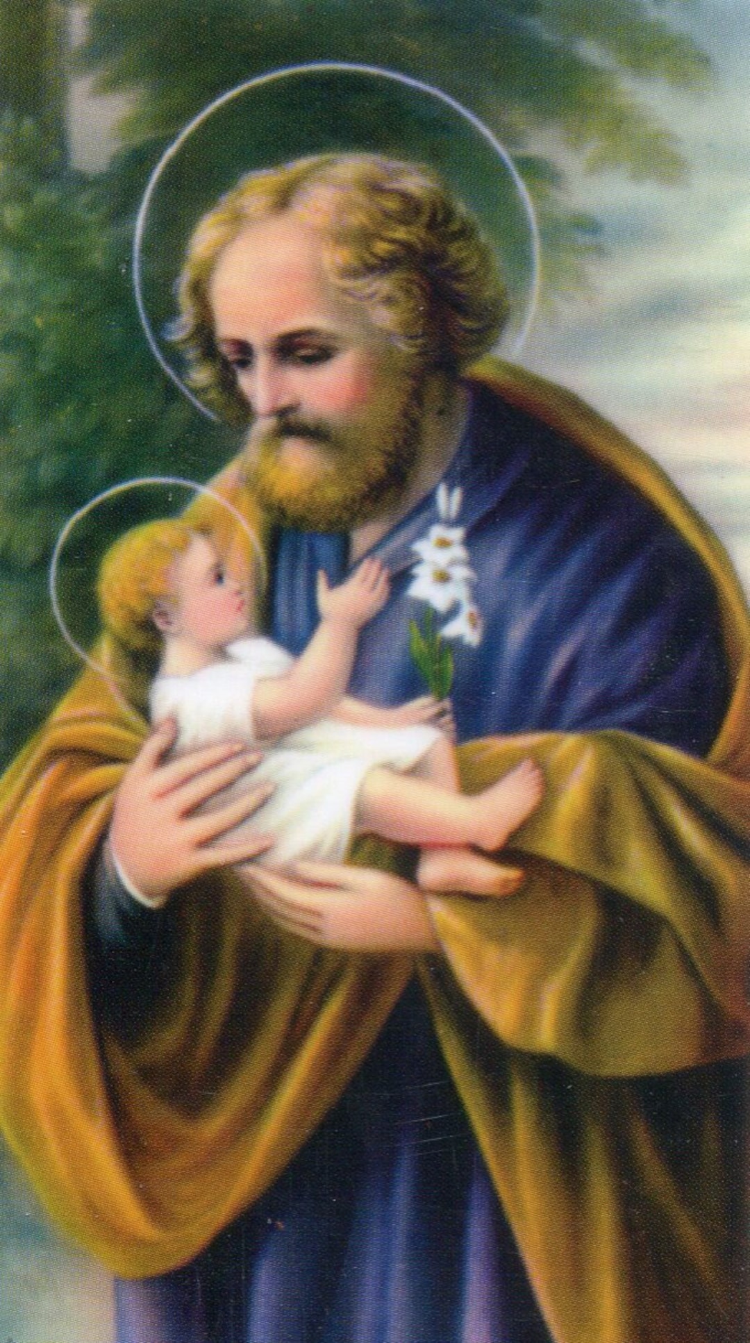 Oracion Al Glorioso Patriarca San Jose N - Holy Card - Prayer Card ...