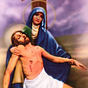 Pieta A - Holy Card - Prayer Card -pack of 25 - Etsy
