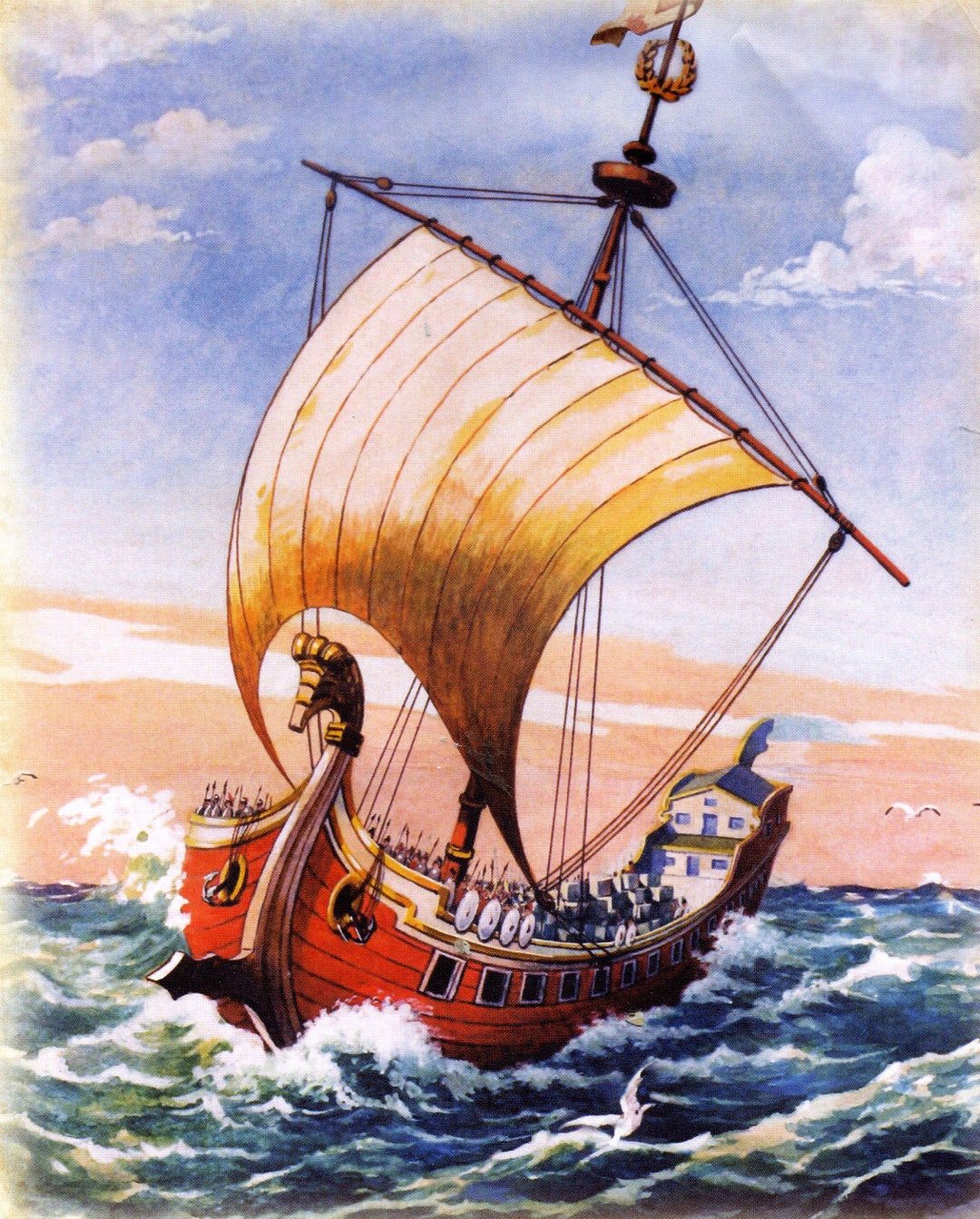 Paul Sails for Rome T Catholic Picture Print - Etsy