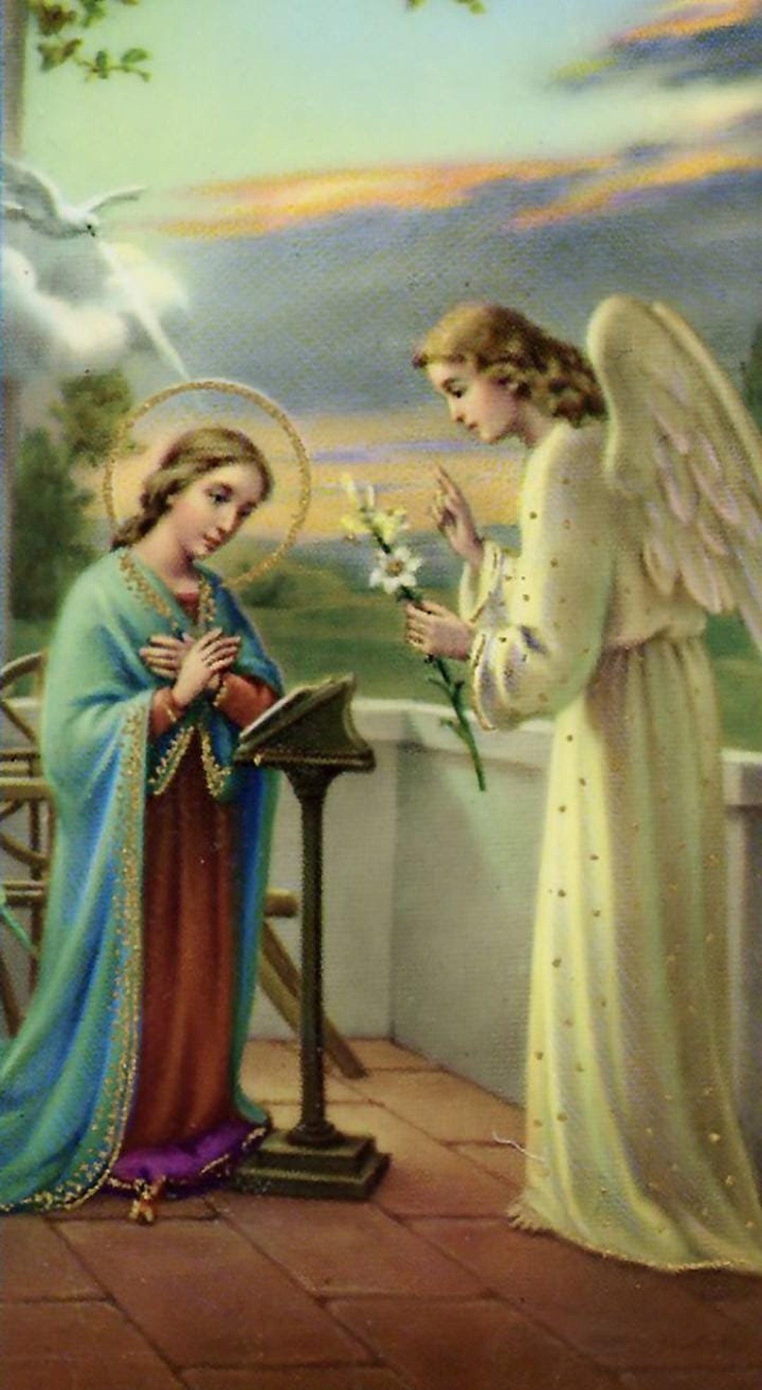 The Angelus A - Holy Card - Prayer Card -pack of 25 - Etsy