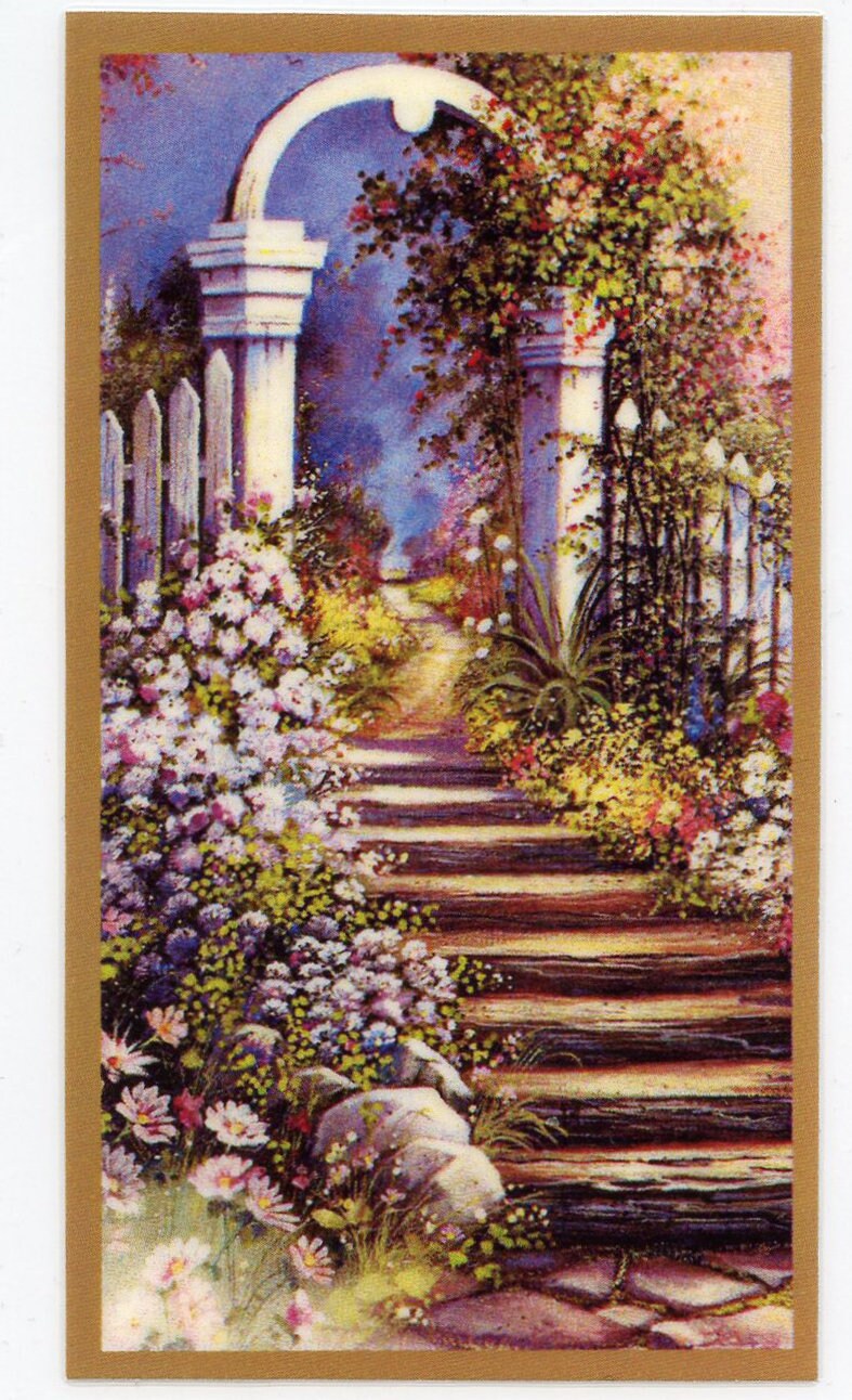 Safely Home Funeral Memorial Laminated Prayer Cards - Pack of 60 - Etsy
