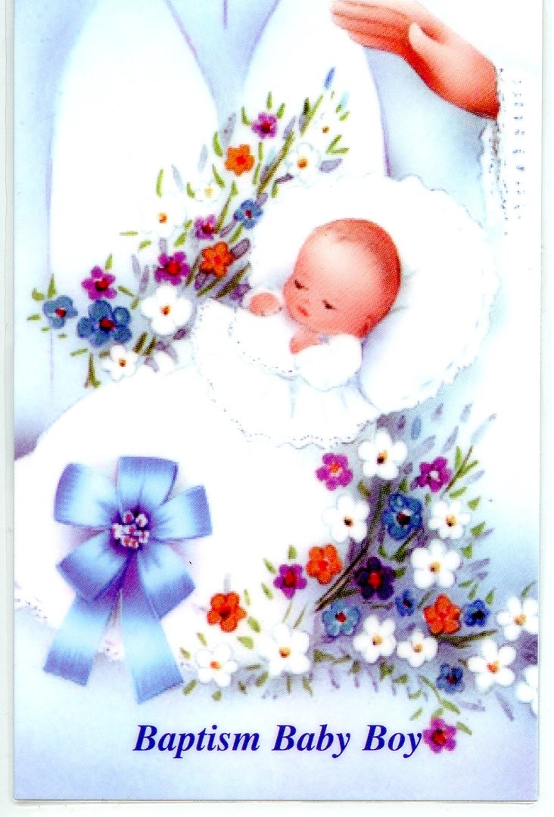 Baby Boy Baptism - Holy Card - Prayer Card -pack of 25 - Etsy