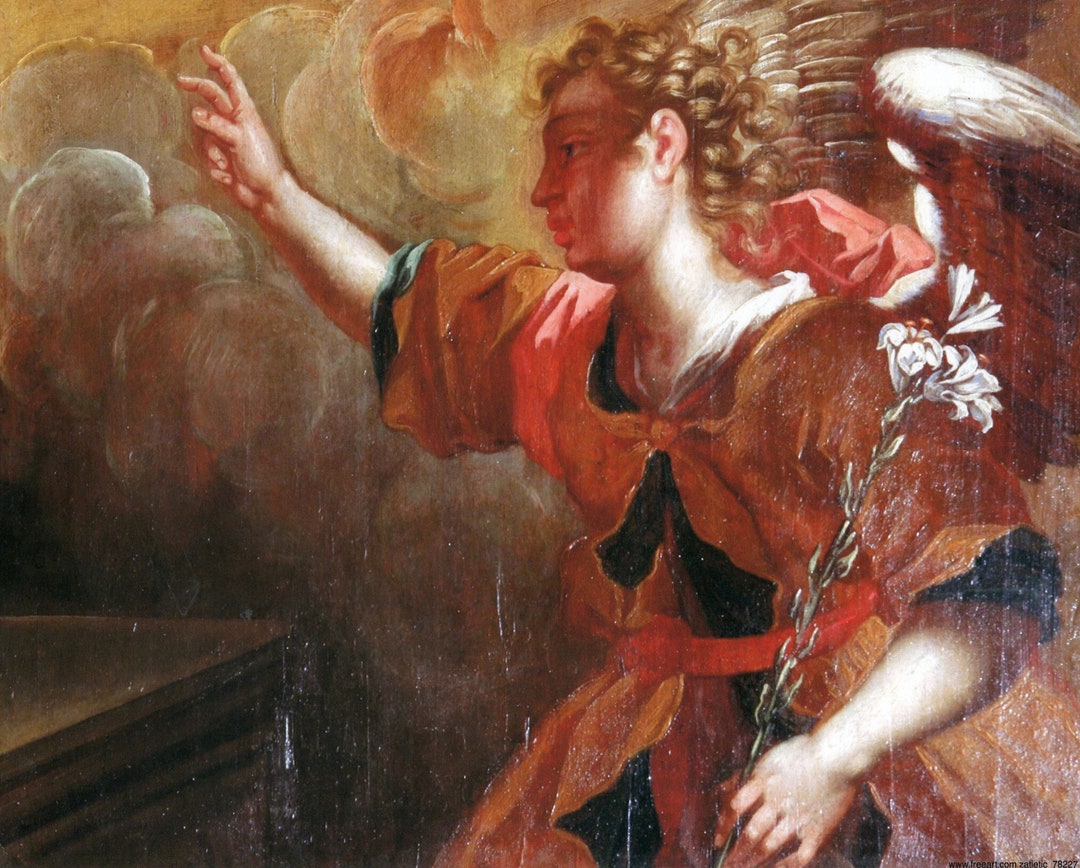 Archangel Gabriel R Catholic Picture Print - Etsy