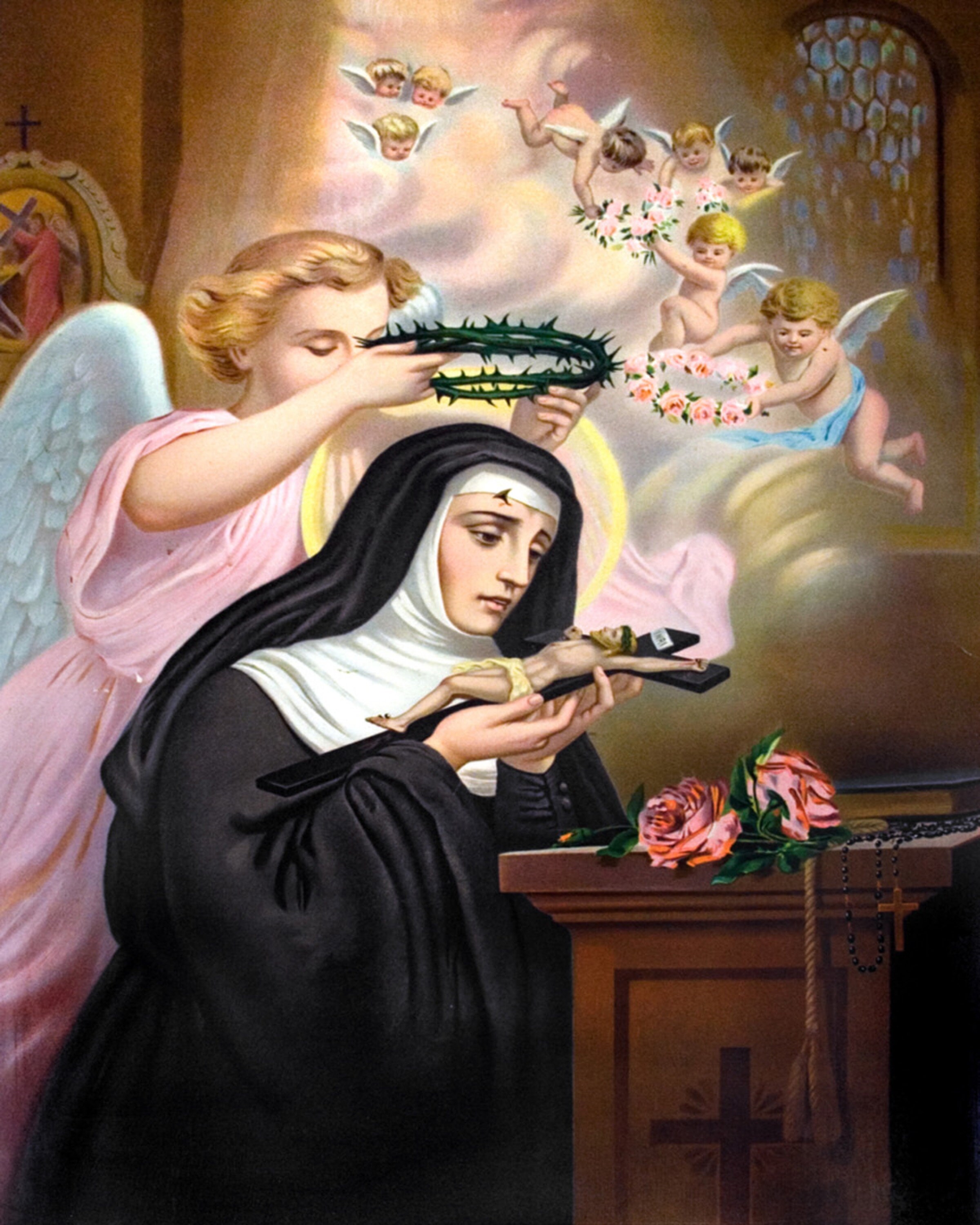 ST. RITA Catholic Picture Print - Etsy