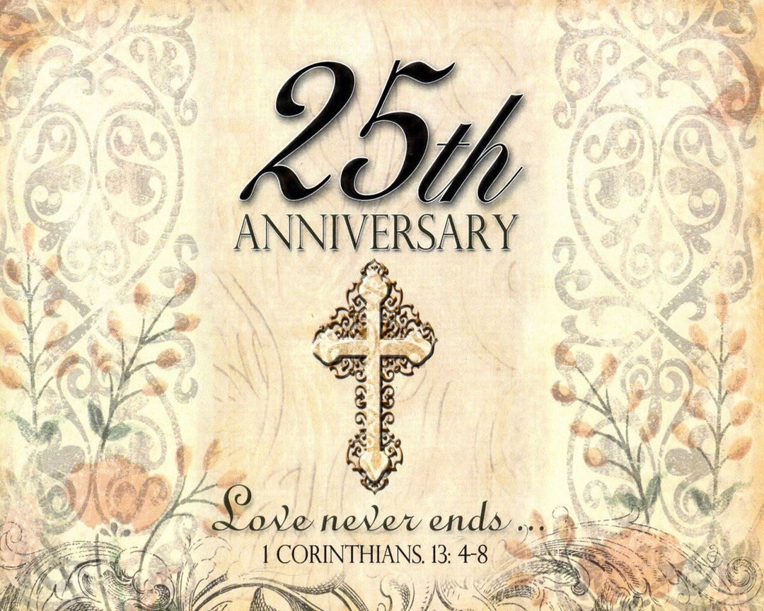25 ANNIVERSARY Catholic Picture Print - Etsy