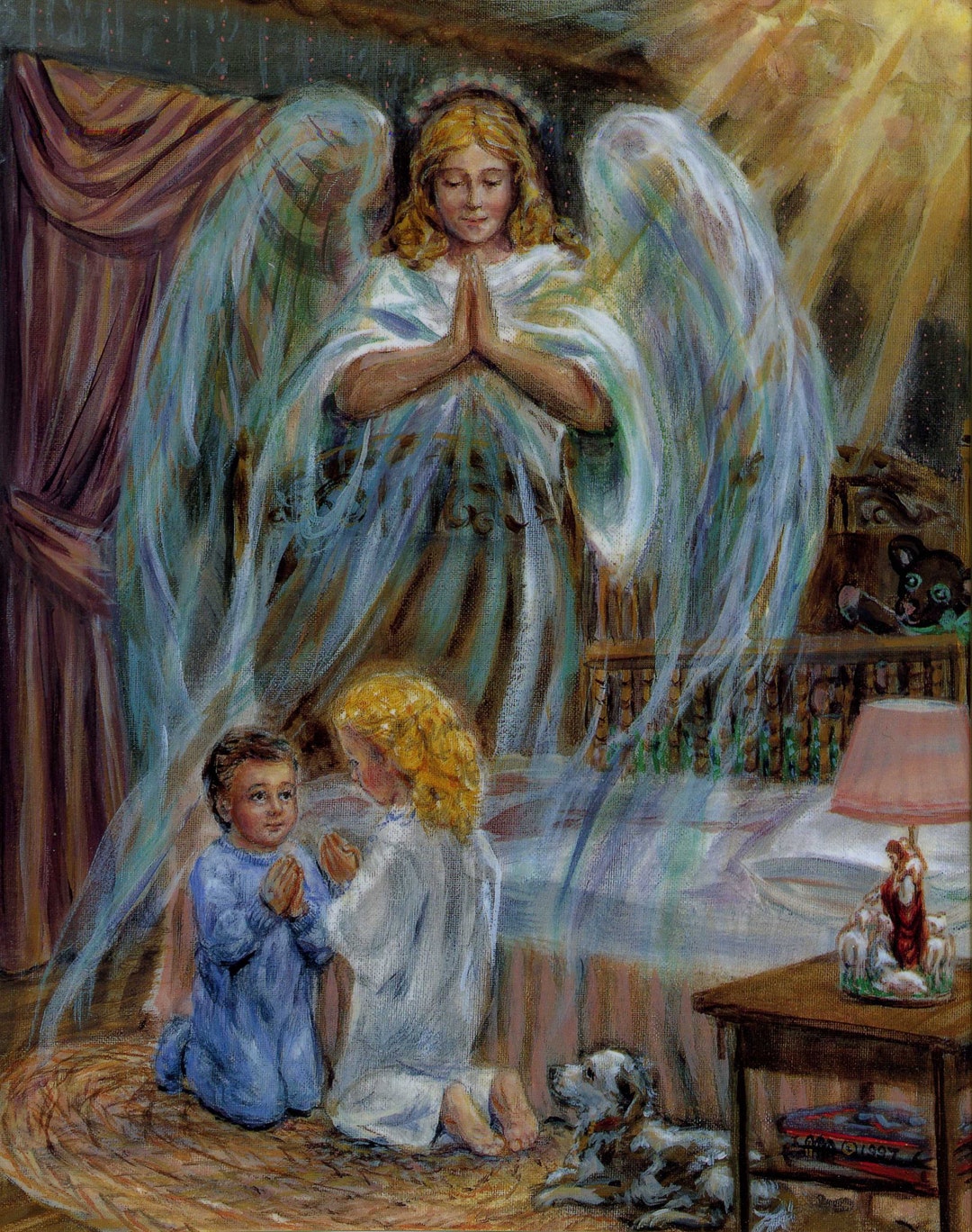 Guardian Angel 1 Catholic Picture Print - Etsy