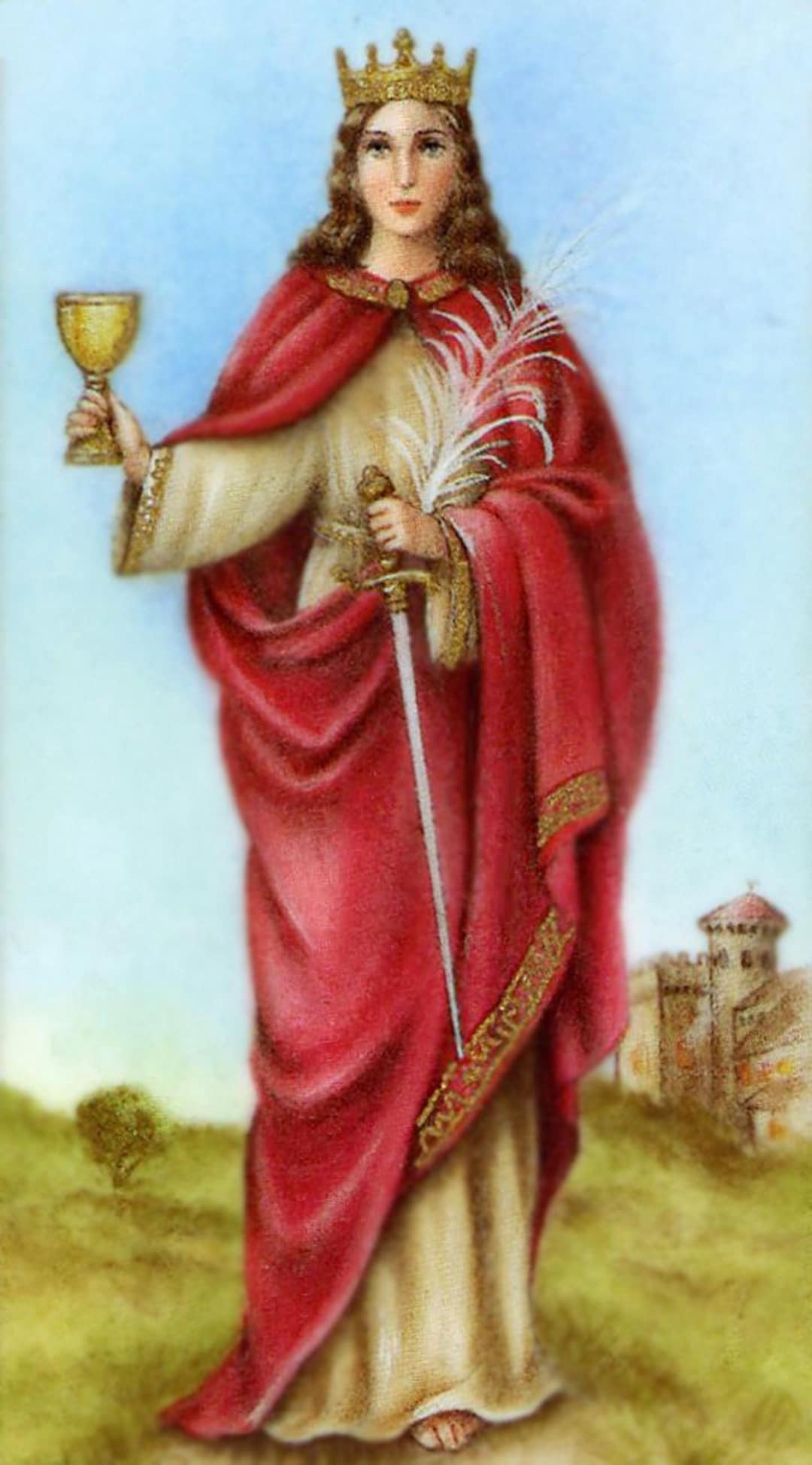 St. Barbara A - Holy Card - Prayer Card -pack of 25 - Etsy
