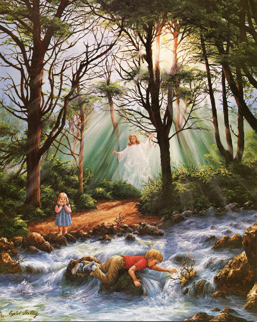 GUARDIAN ANGEL 10 - Catholic Picture - Print - Etsy