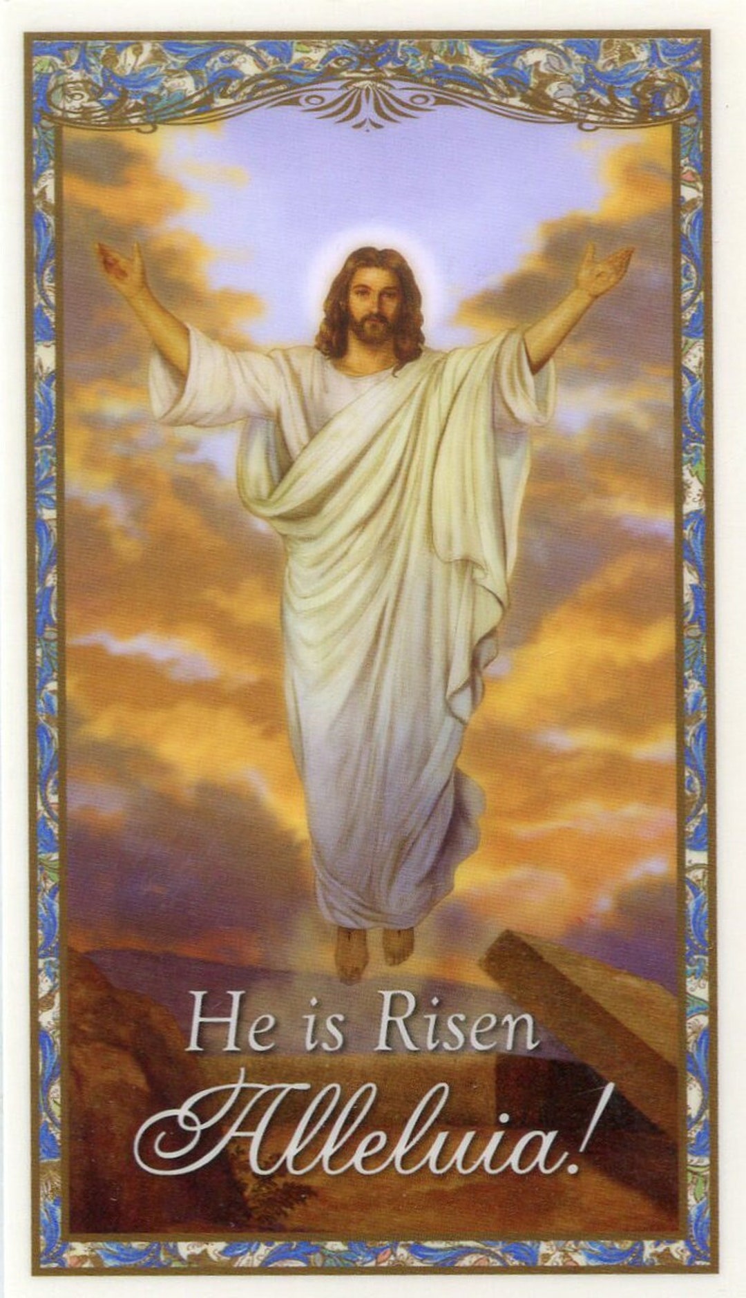I Am the Resurrection N - Holy Card - Prayer Card -pack of 25 - Etsy