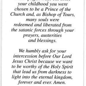 St. Martin of Tours - Holy Card - Prayer Card -pack of 25 - Etsy