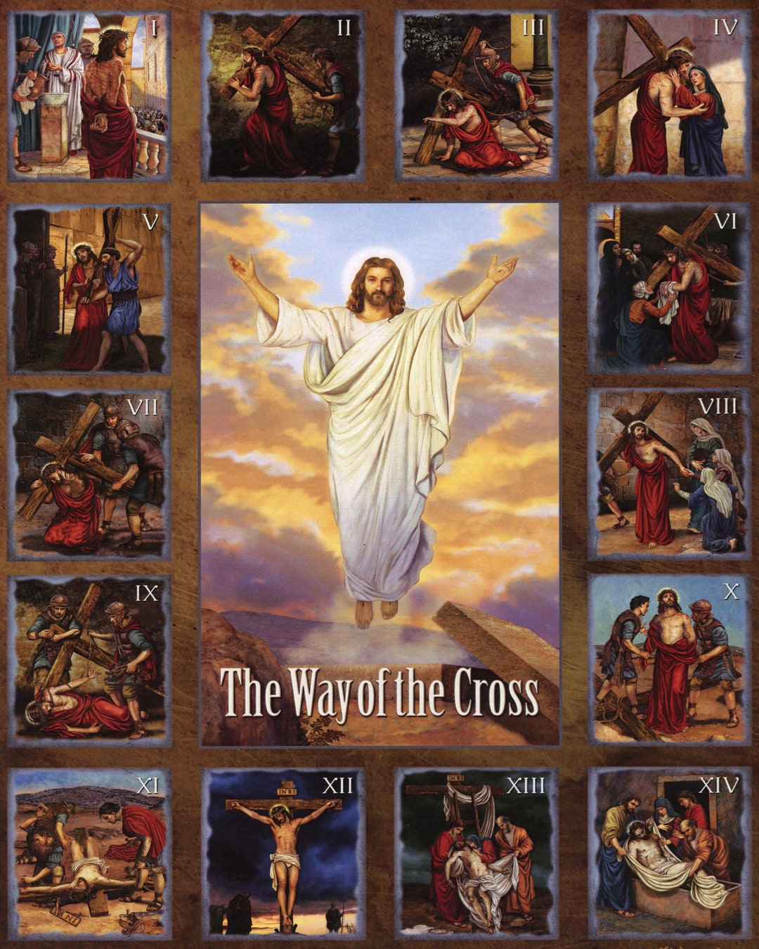 Way of the Cross P Catholic Picture Print - Etsy