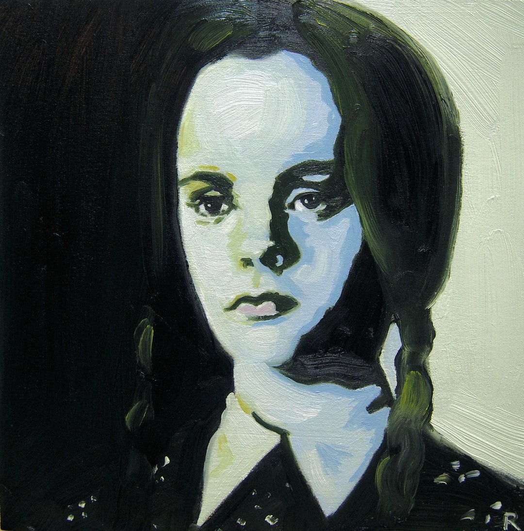 Wednesday Addams - Original Painting - Etsy