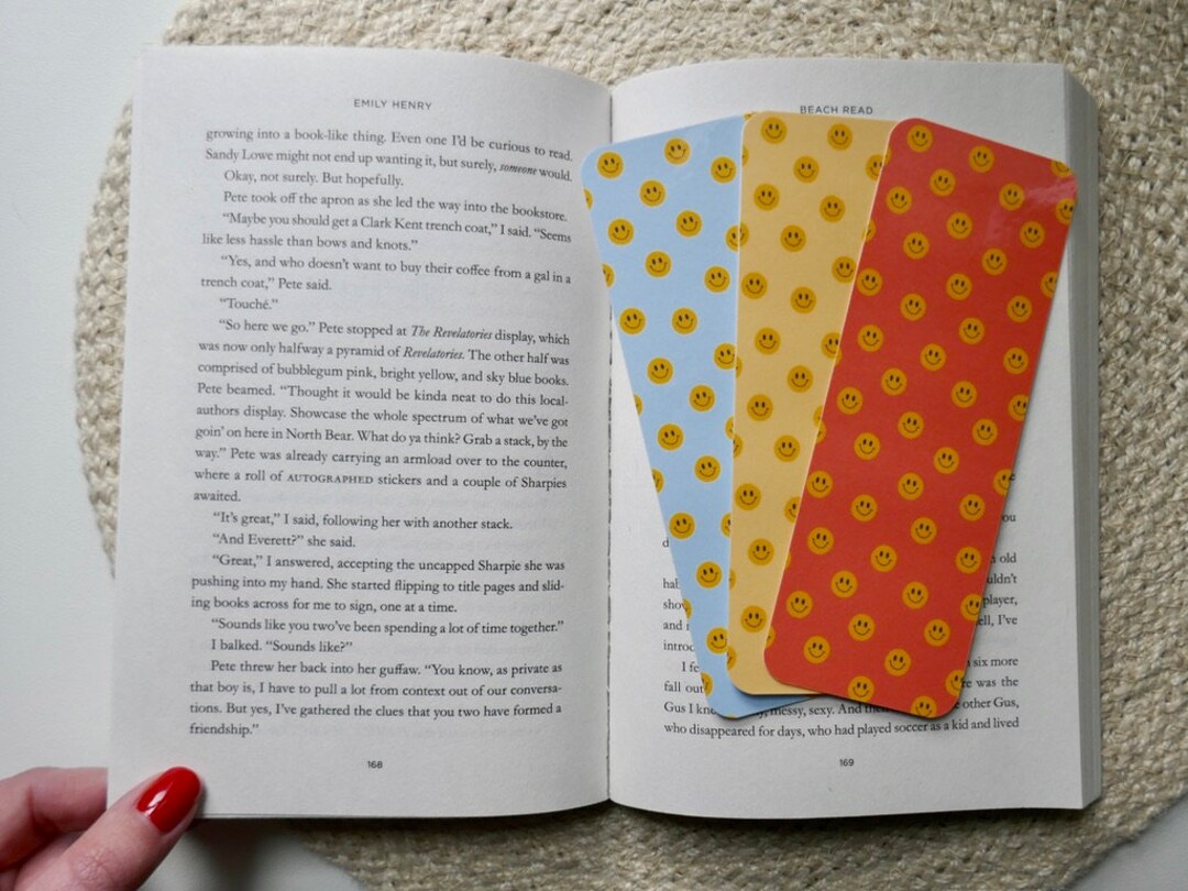 Smiley Face Bookmark Set | Individual or Set |trendy Bookmark | Bookish ...