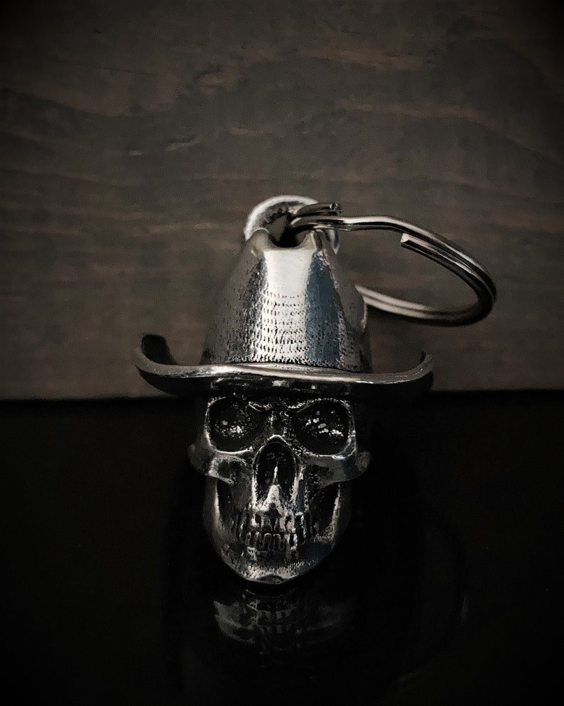 Cowboy Skull Bravo Bells Good Luck Ride Bell Biker Gift - Etsy