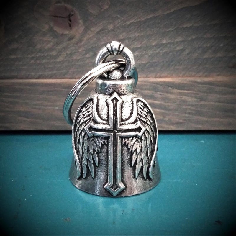 Biker Bell With Cross - Etsy