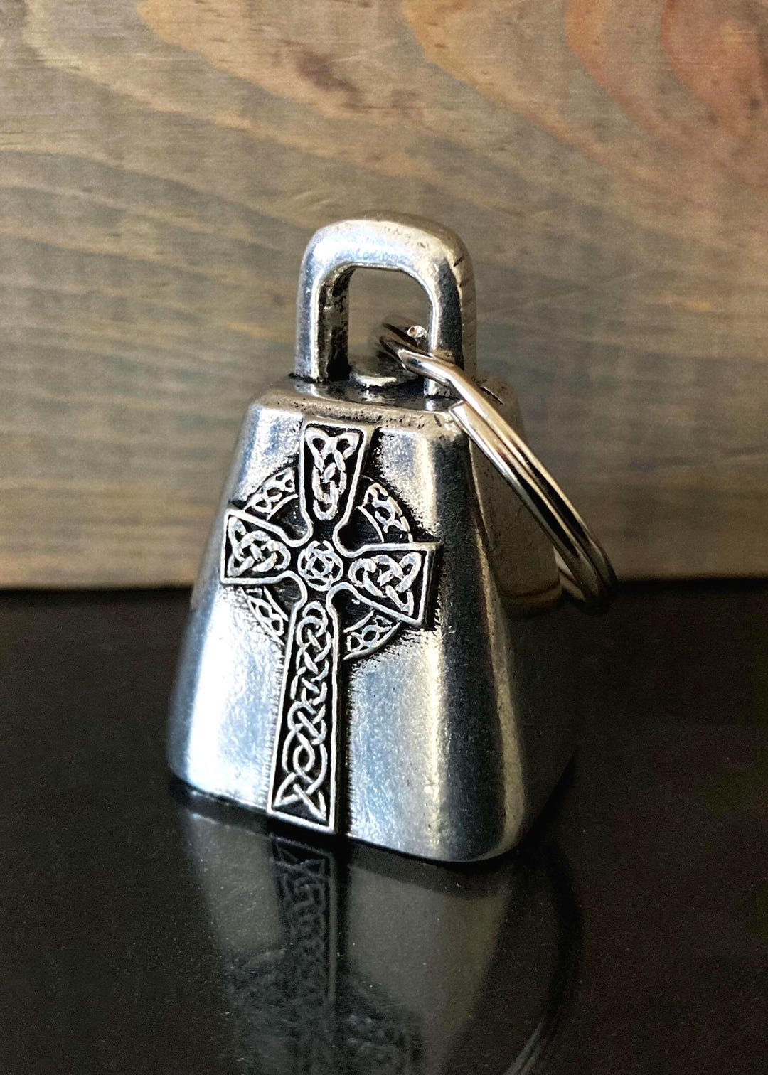 Rider's Celtic Cross Bell Made in USA Bravo Bells Good Luck Motorcycle ...