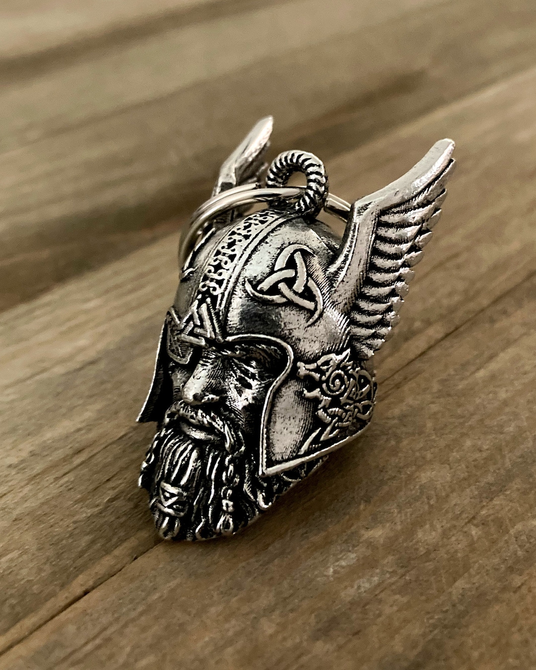 Odin Viking God Bravo Bell for Motorcycles Good Luck Biker Gift, Viking ...