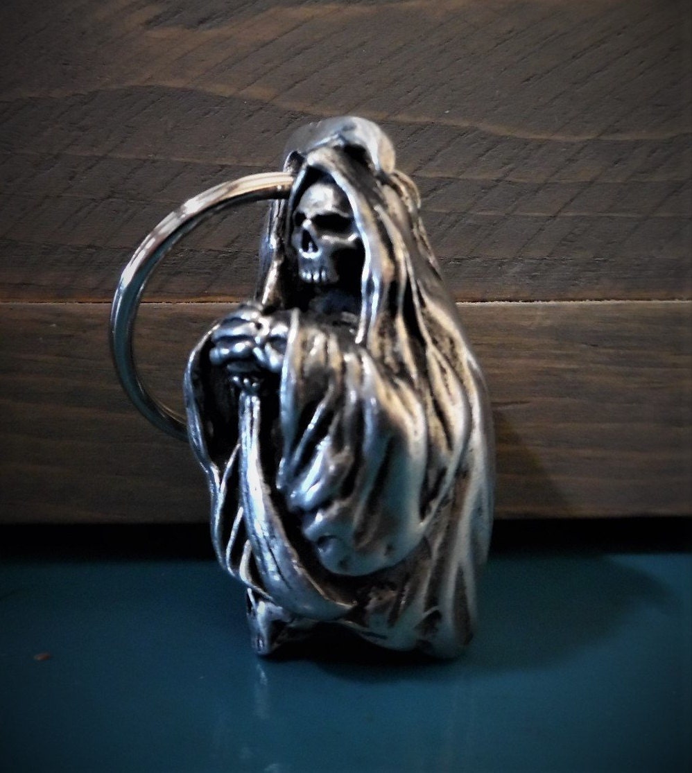 Grim Reaper Bravo Bells Ride Bell Biker Gift Good Luck - Etsy