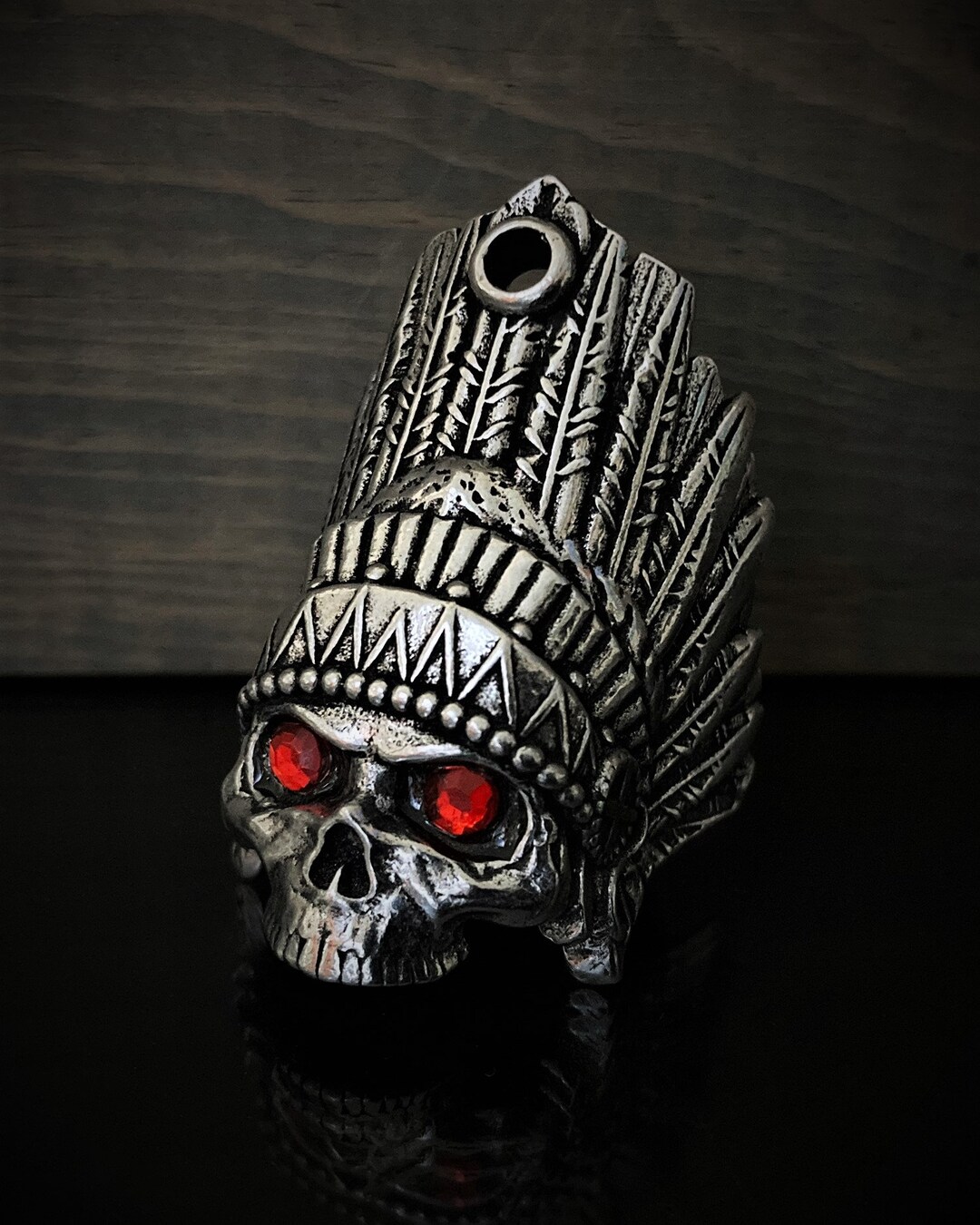 Indian Skull Diamond Bravo Bells, Ride Bell, Biker Gift, Good Luck ...