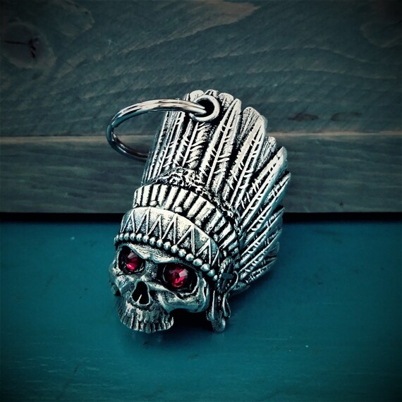 Indian Skull Diamond Bravo Bells Ride Bell Biker Gift Good - Etsy