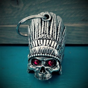 Indian Skull Diamond Bravo Bells Ride Bell Biker Gift Good - Etsy