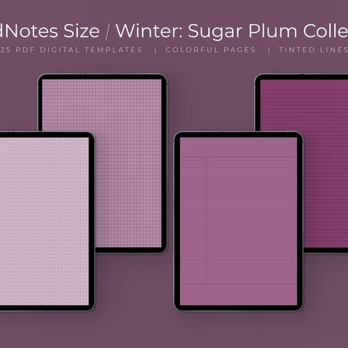 30 Pastel Rainbow Digital Note Taking Templates Goodnotes - Etsy