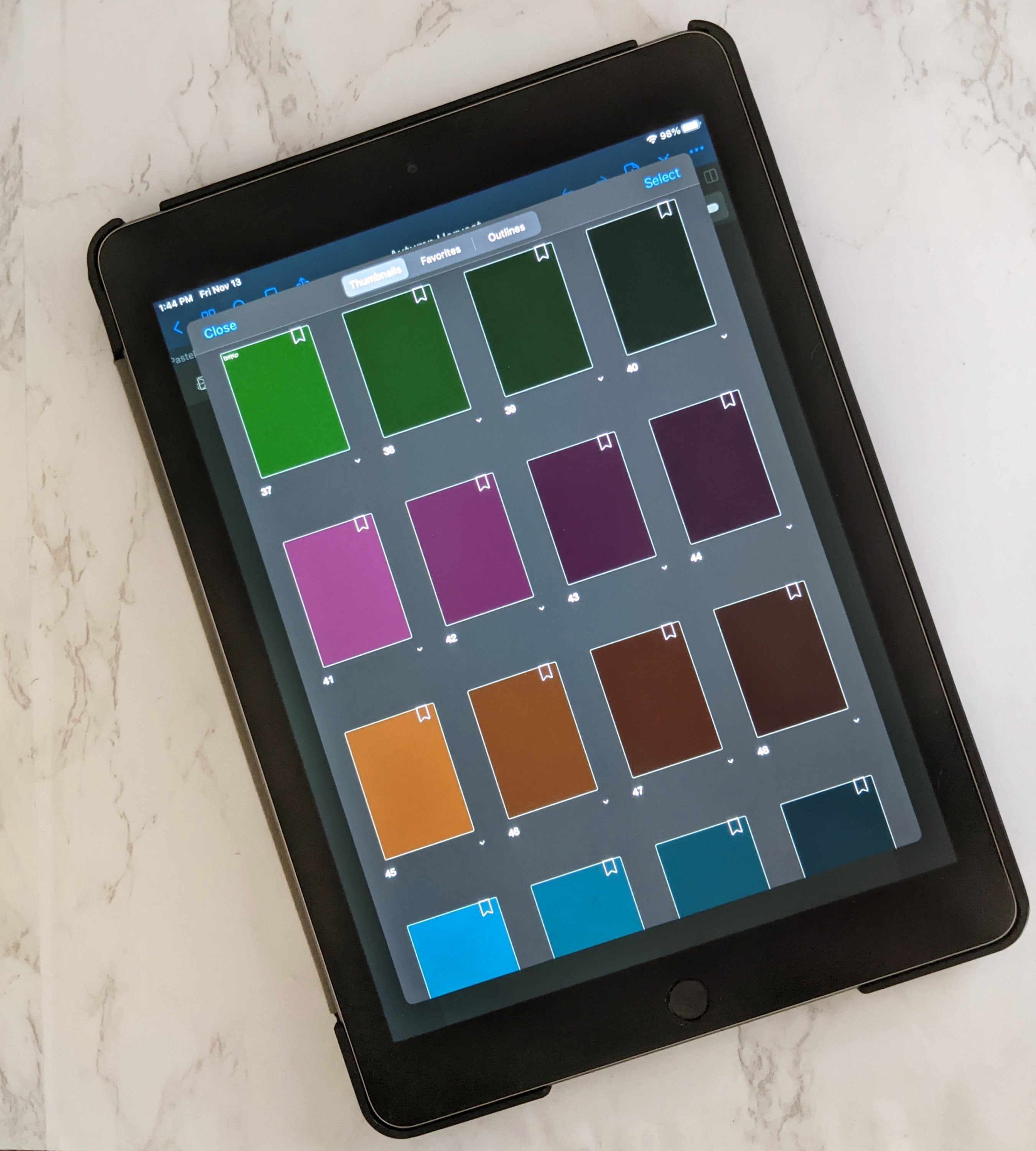 240 Autumn Digital Note Taking Templates Light Dark Mode Goodnotes ...