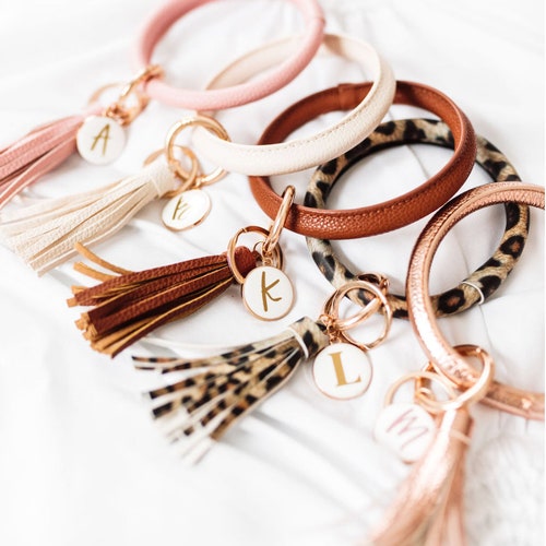 Bangle Key Ring Bracelet Key Chain Wristlet Keychain - Etsy