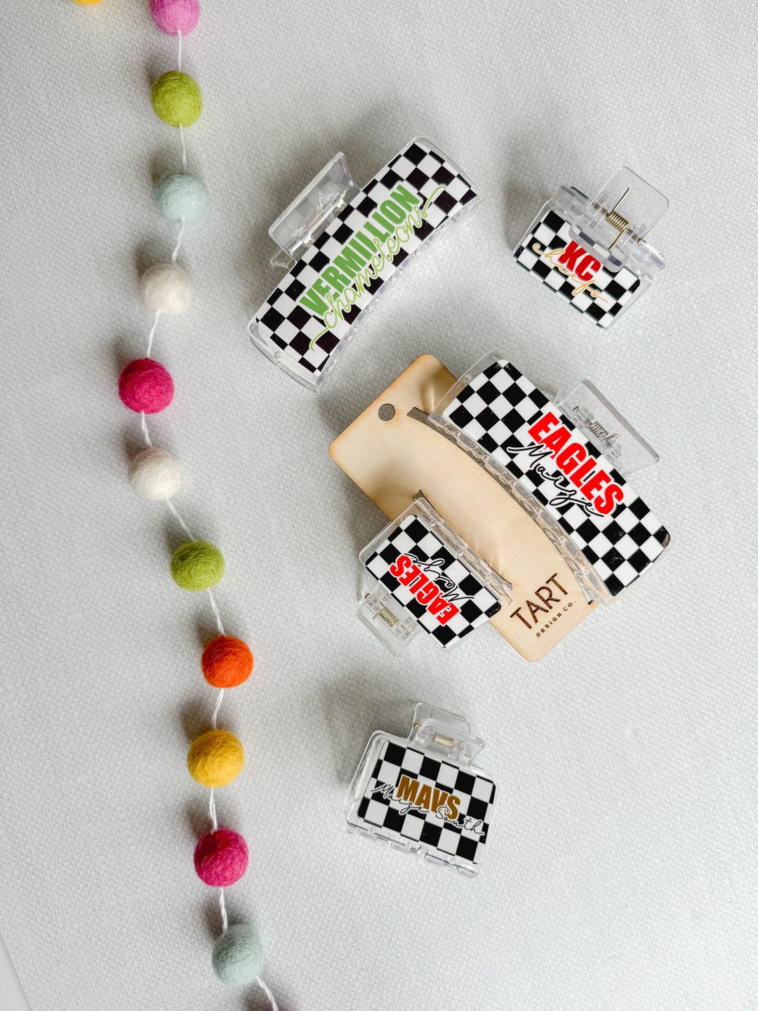 Game Day Custom Hair Claw Clip - Etsy