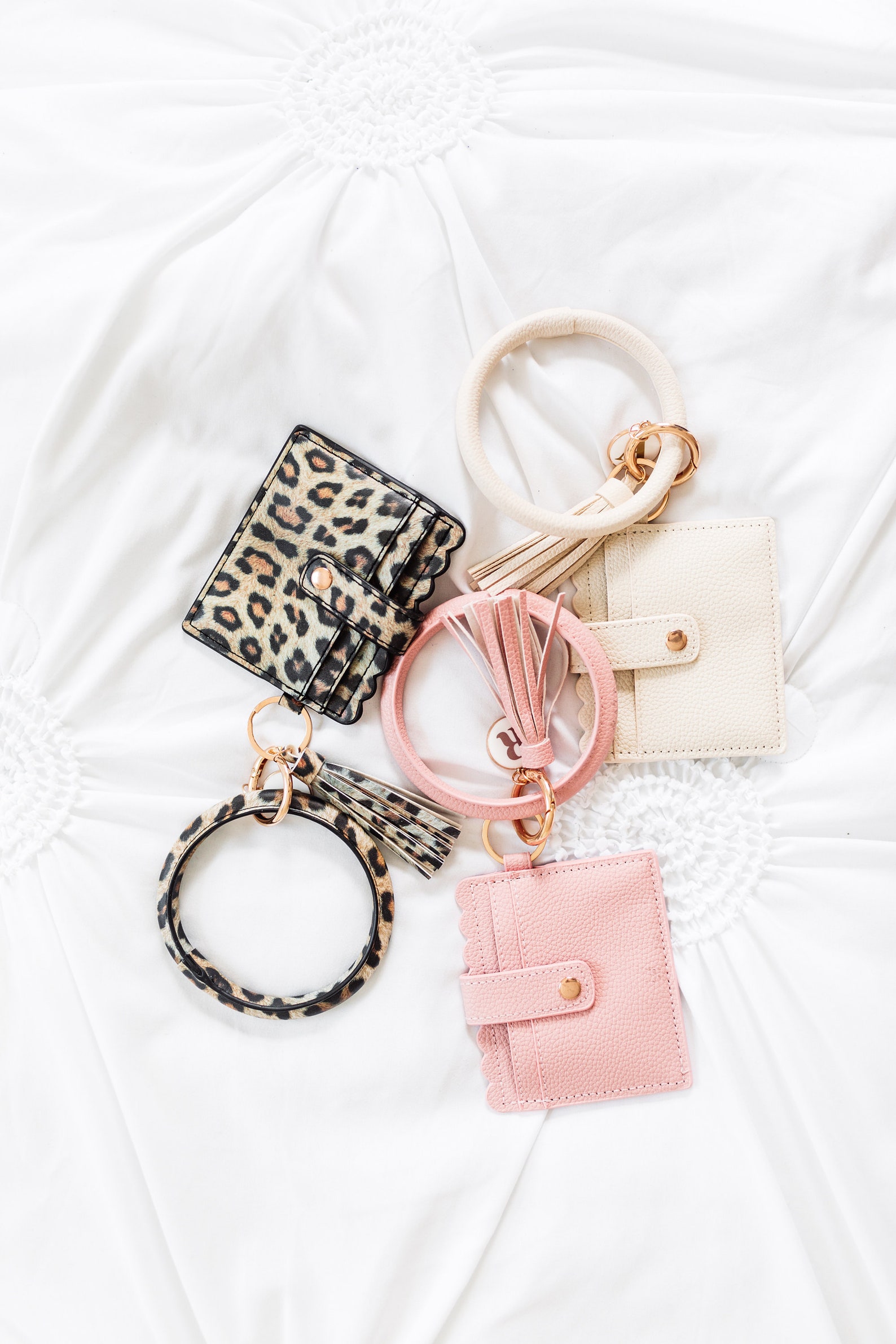 Wallet Wristlet Keychain / Key Ring Bangle - Etsy UK