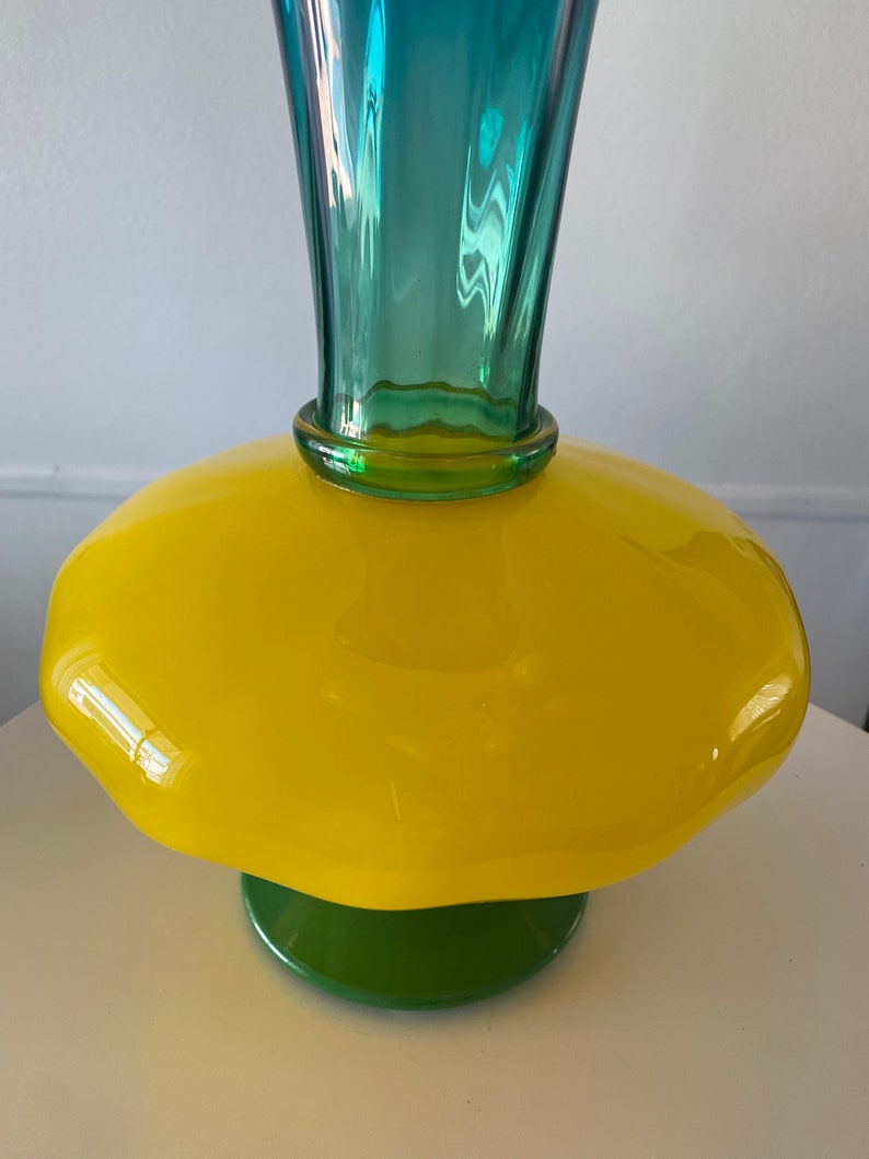 Alex Brand Art Glass Vase 1997 - Etsy