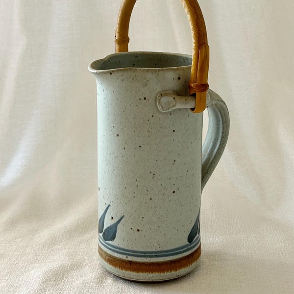 Wood Handle Pitcher - Etsy