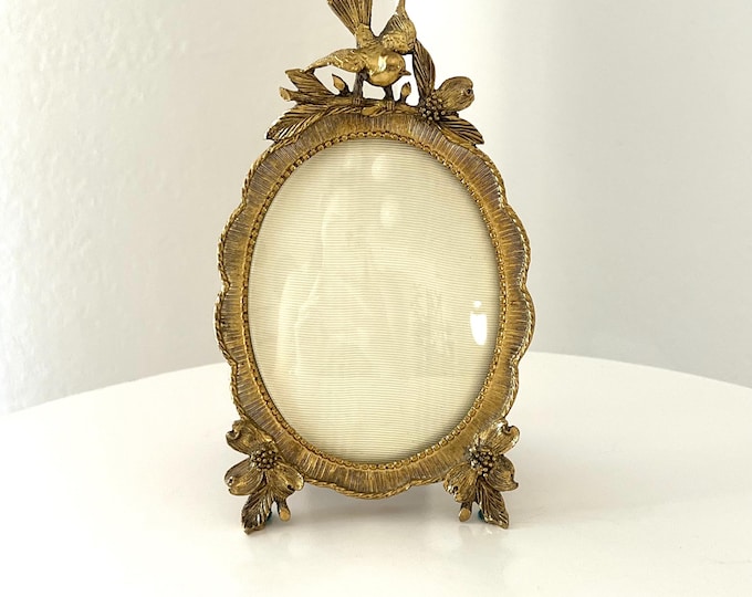 Vintage Matson Gold Bird and Flowers Ornate Picture Frame - Etsy