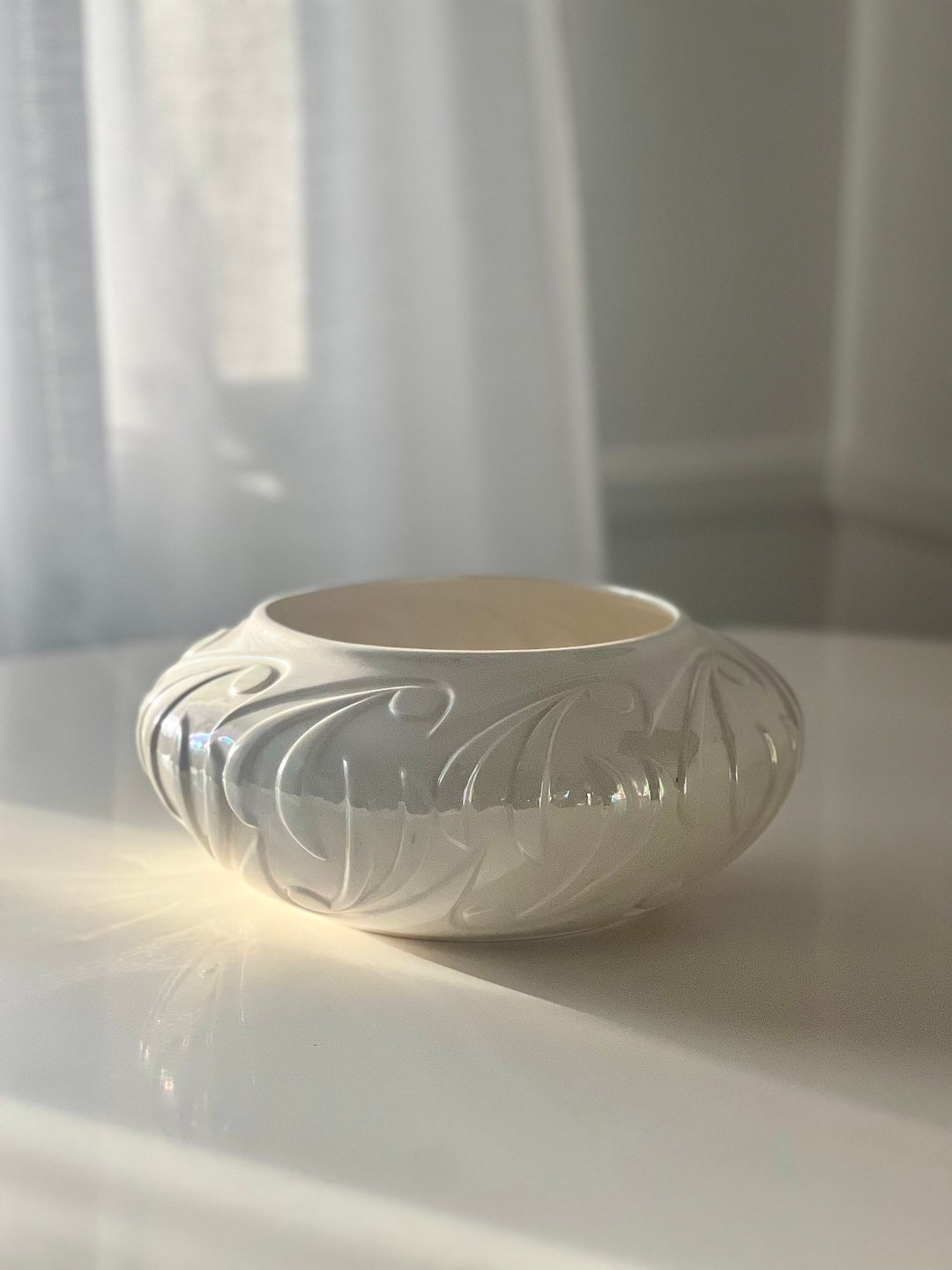 Beautiful Iridescent Ceramic Vase | Atlantic Mold Pottery - Etsy
