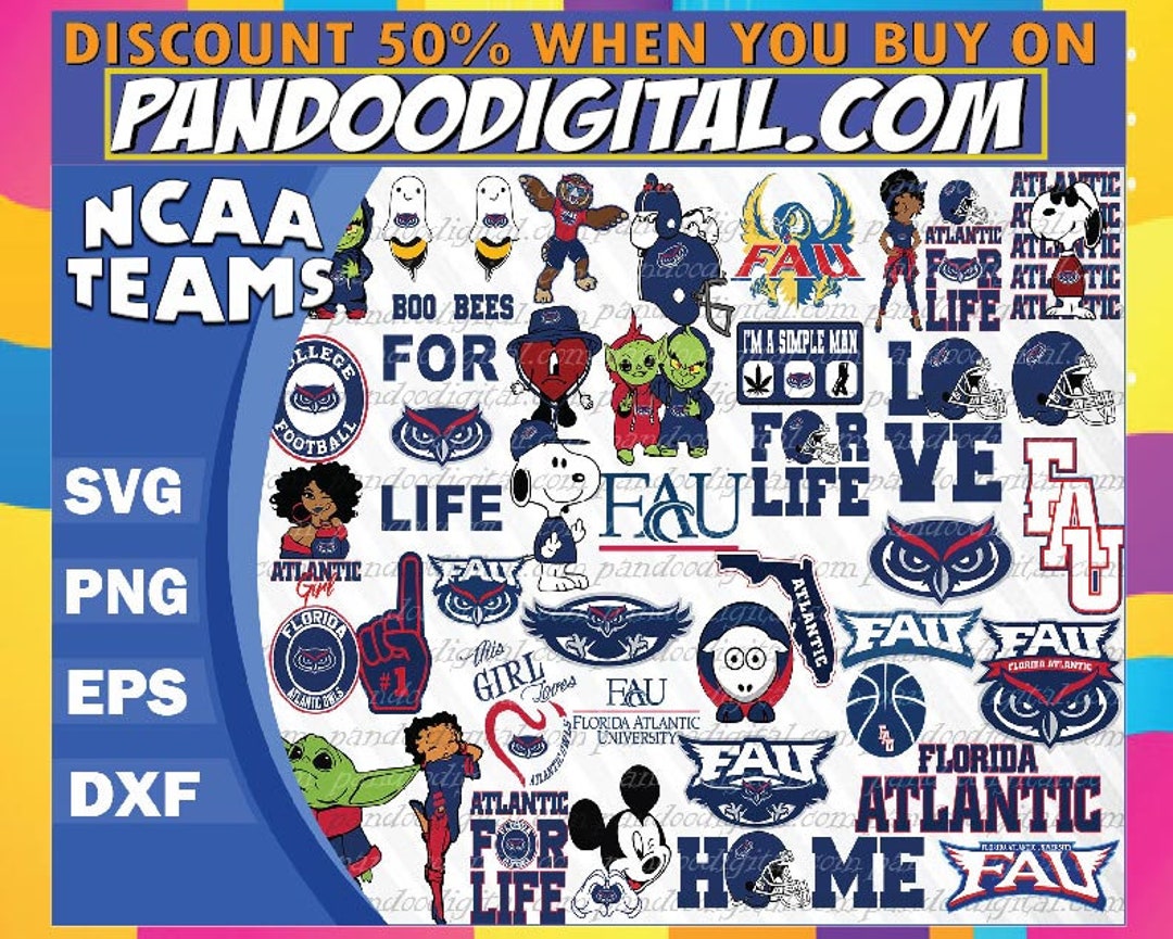 Florida Atlantic University FAU Owls Svg Unversty Svg - Etsy