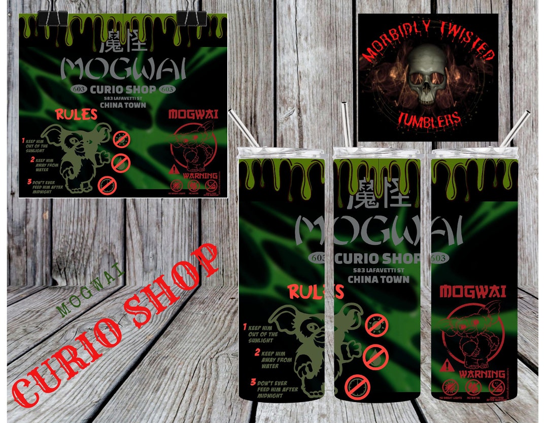 Mogwai Curio Shop 20oz Skinny Tumbler Design for Straight - Etsy