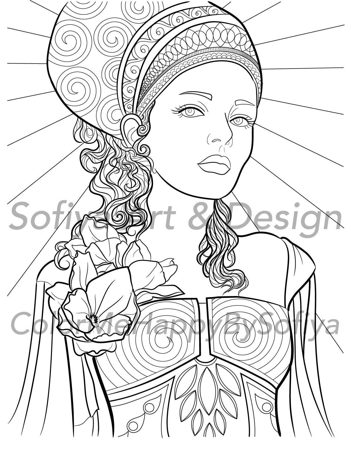 Coloring Page 5 - Etsy