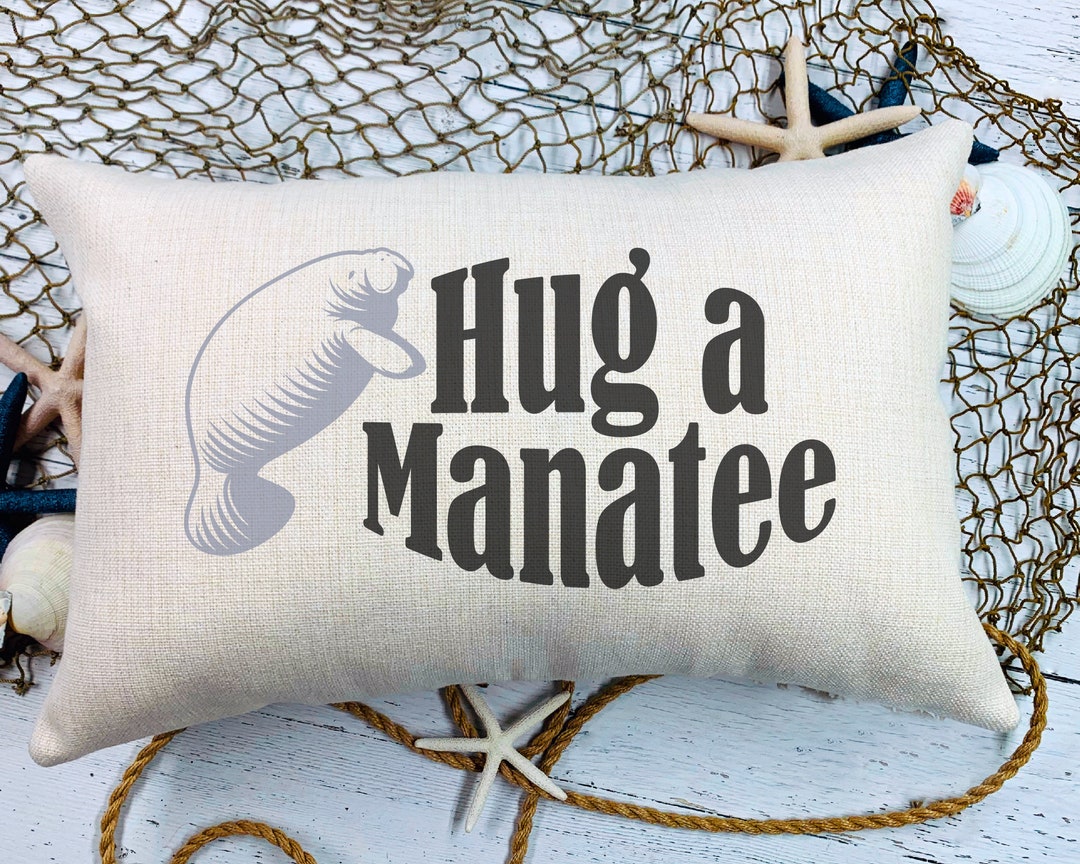 Manatee SVG, Hug a Manatee SVG, Manatee, Manatee Gift, Manatee Art ...