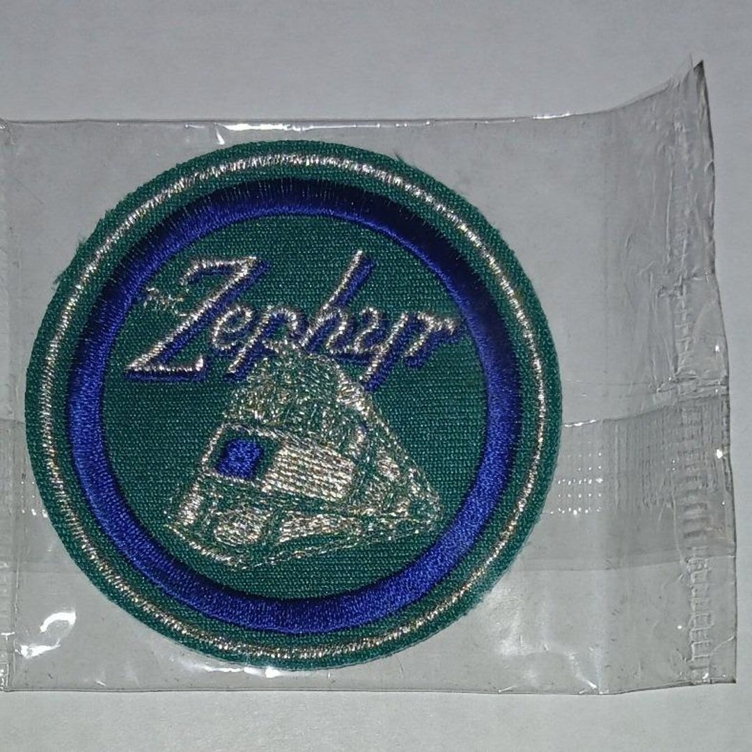 Vintage California Zephyr Amtrak Train Embroidered Patch Teal Blue ...