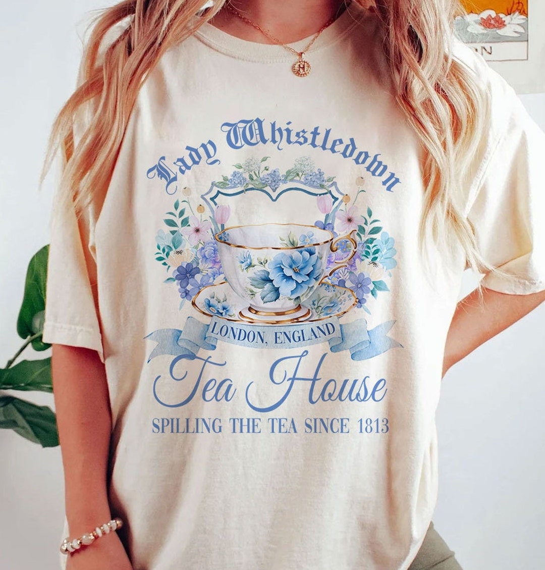 Spill the Tea Lady Whistledown's Png, Bridgerton Fashion Png ...