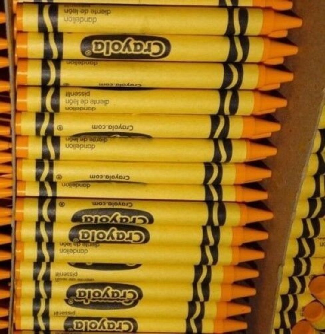 24 NEW Crayola DANDELION Crayons . (retired Color LIMITED Edition ...