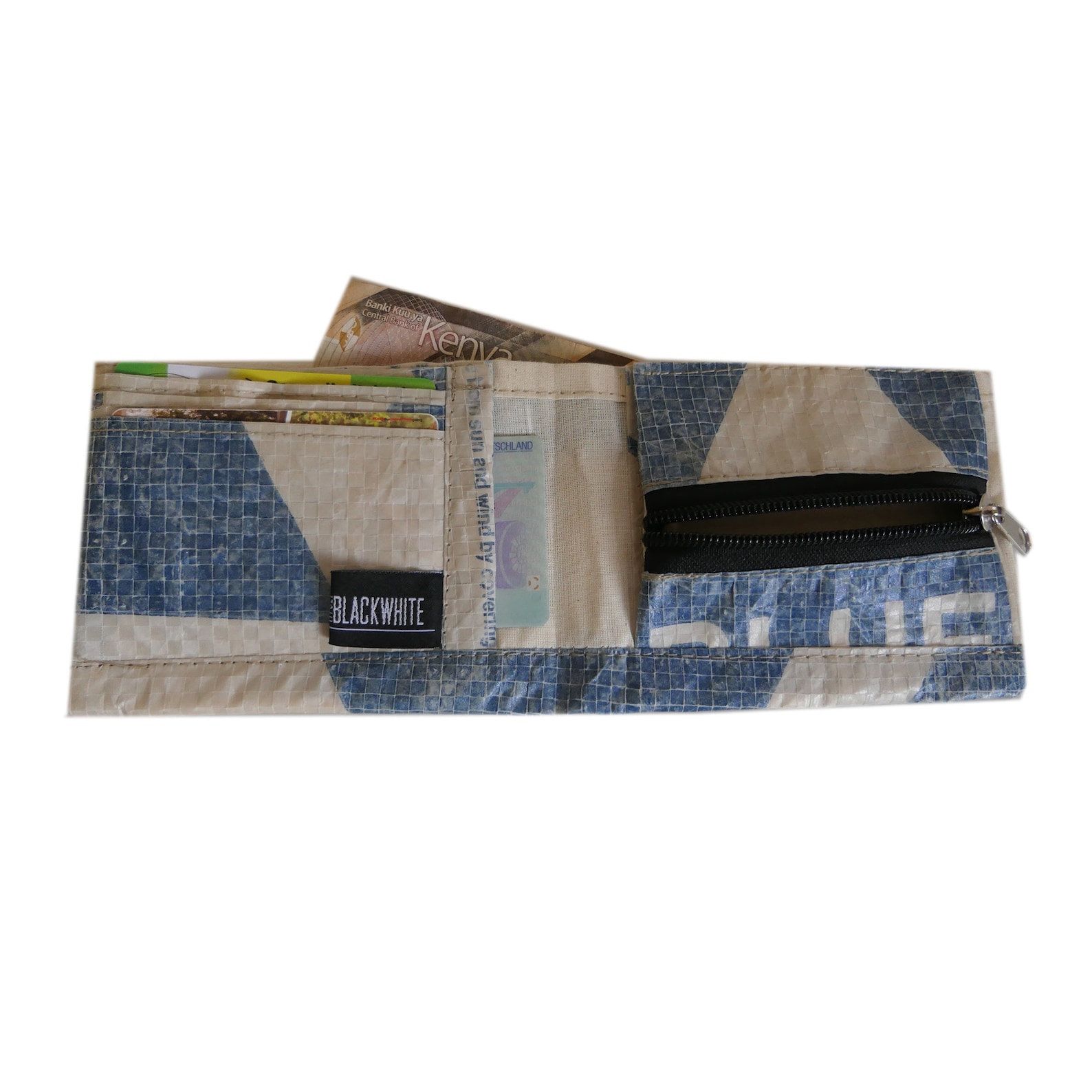 Purse Upcycling Wallet , Our of Old Cement Sacks, Recycling, Upcycling ...