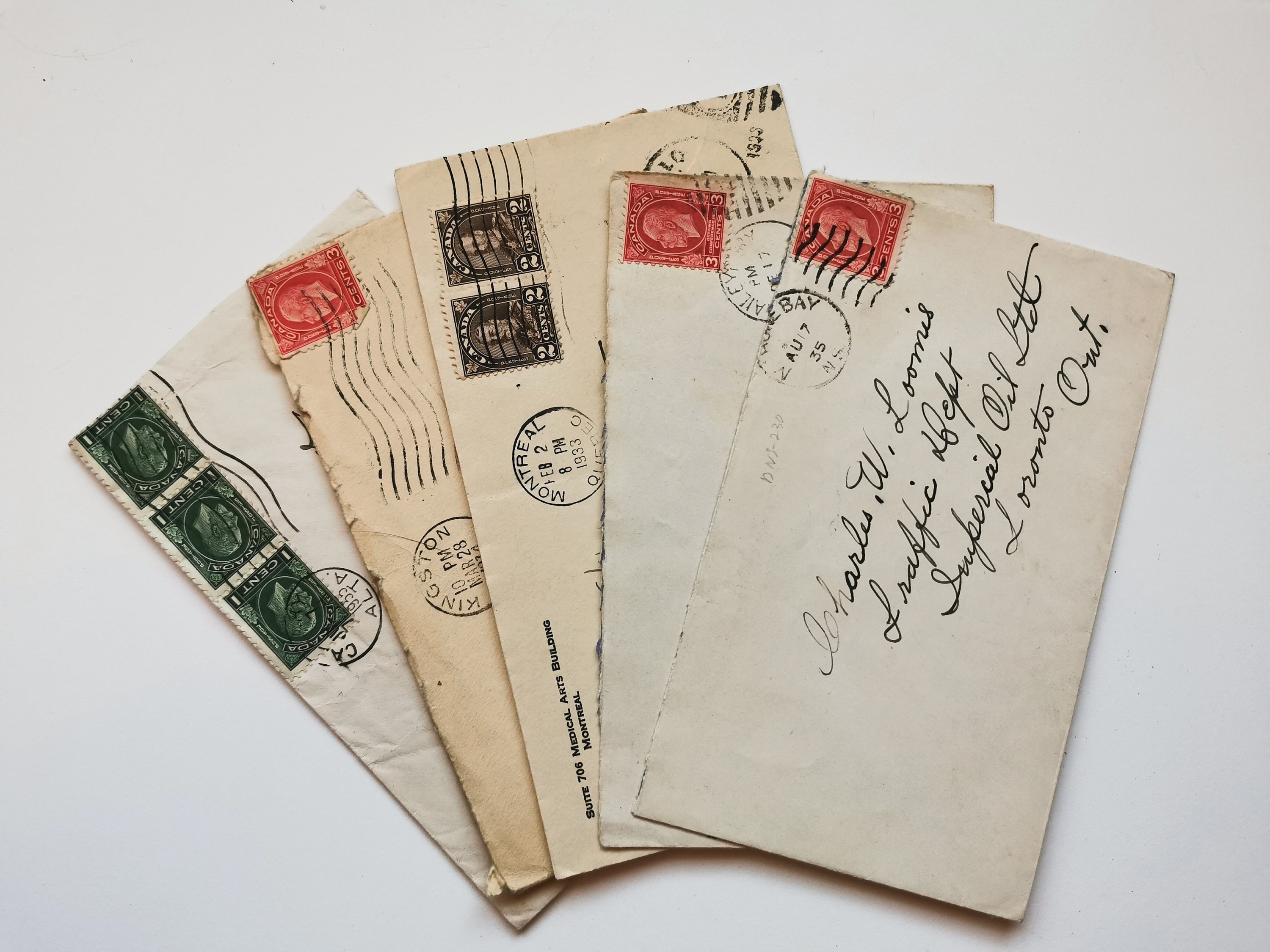 Vintage 1930's Postal Envelopes covers - Etsy Canada