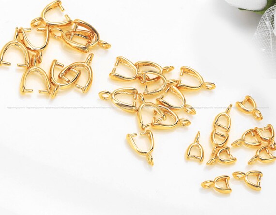 7 5x11mm Gold Bale Pinch Anhanger Verschluss vergoldet Schnallen Verbinder Verschluss Kette Schmuck DIY Zubehor Wholesale Zubehor ga927 1 Etsy