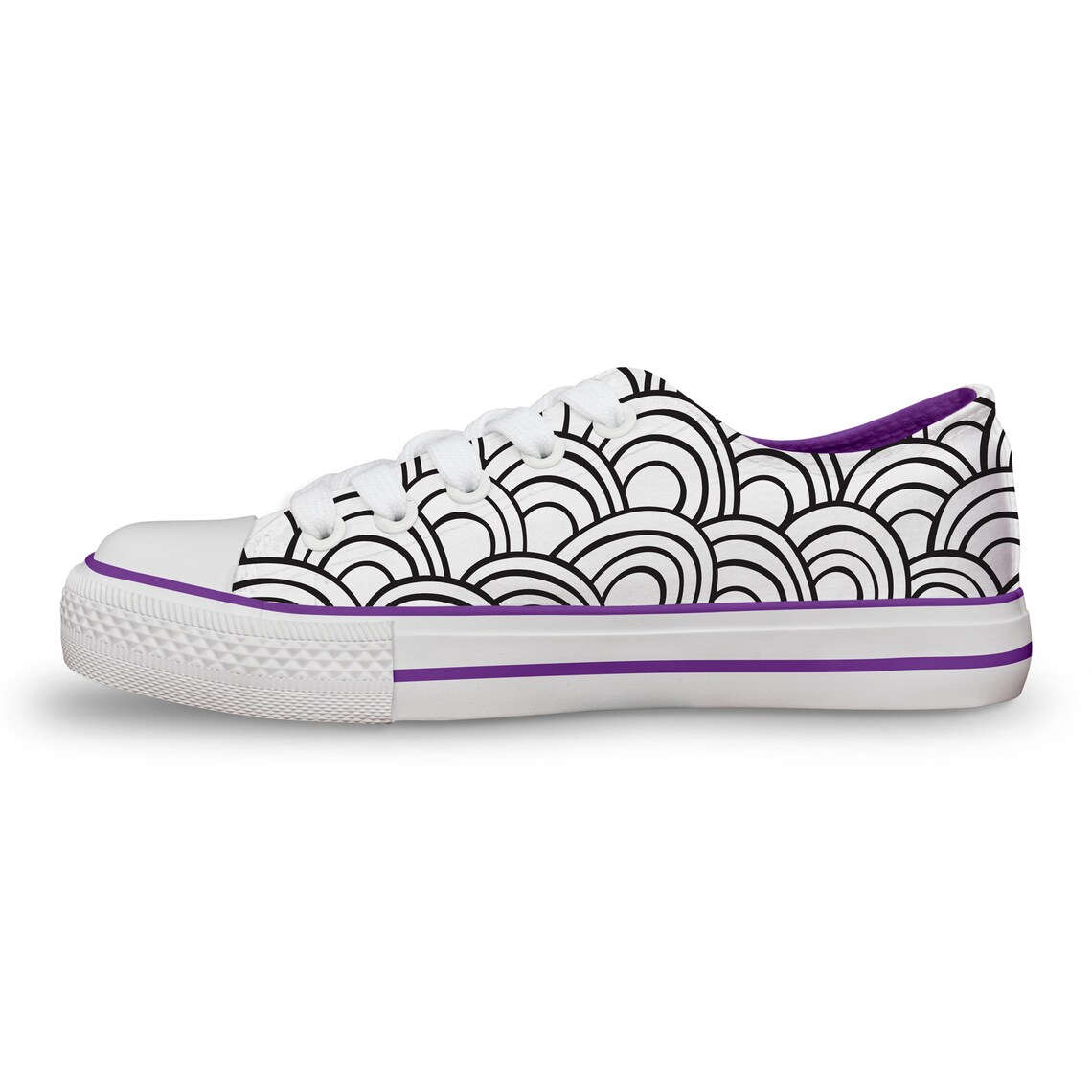 Children's Colour-in Trainer - Infinite Rainbows - Etsy UK