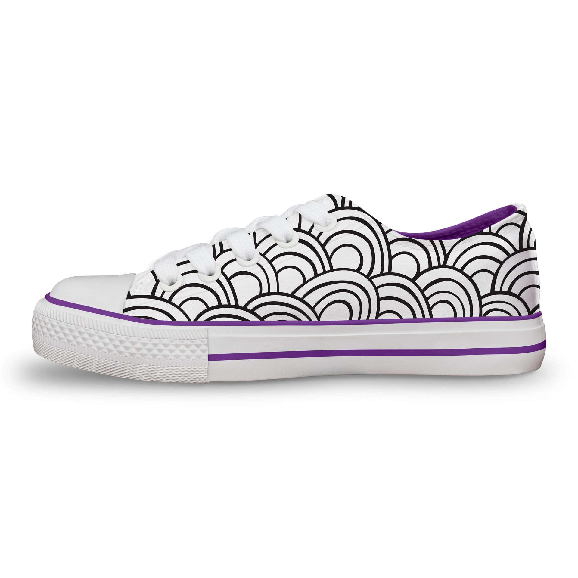 Children's Colour-in Trainer - Infinite Rainbows - Etsy UK