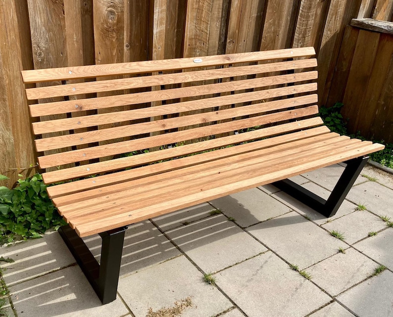 Gartenbank No.06 aus Eiche /// GREGOR-DESIGN - Etsy.de