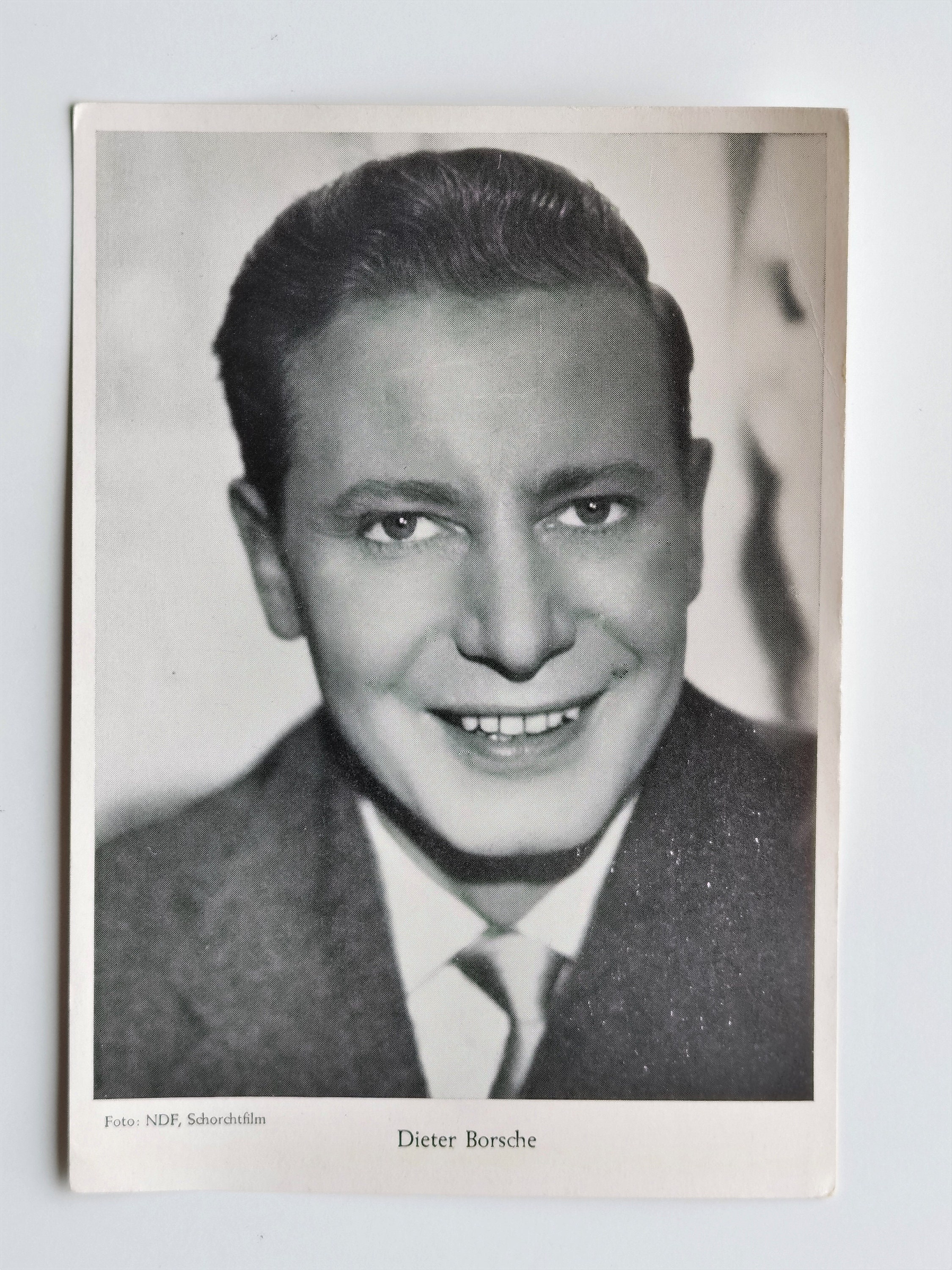 Autograph Card Dieter Borsche 1950s Private Sale - Etsy UK